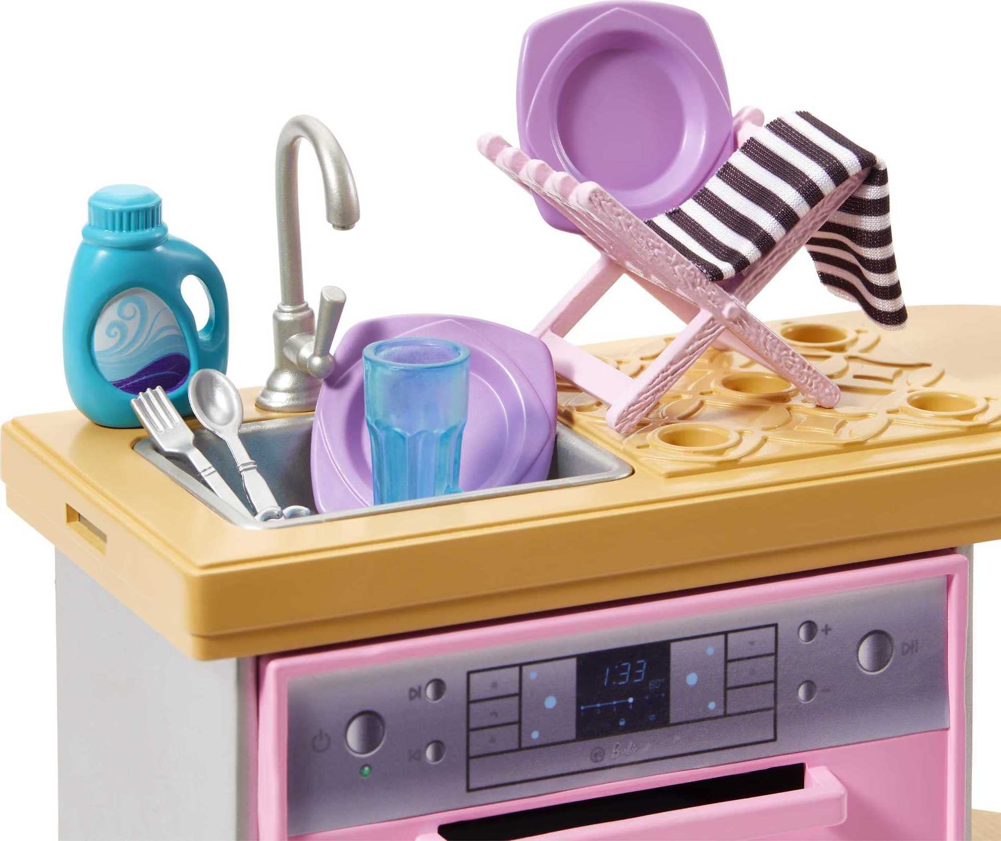 Mua Barbie Furniture & Accessories Set, Doll House Décor, 10+ Pieces ...