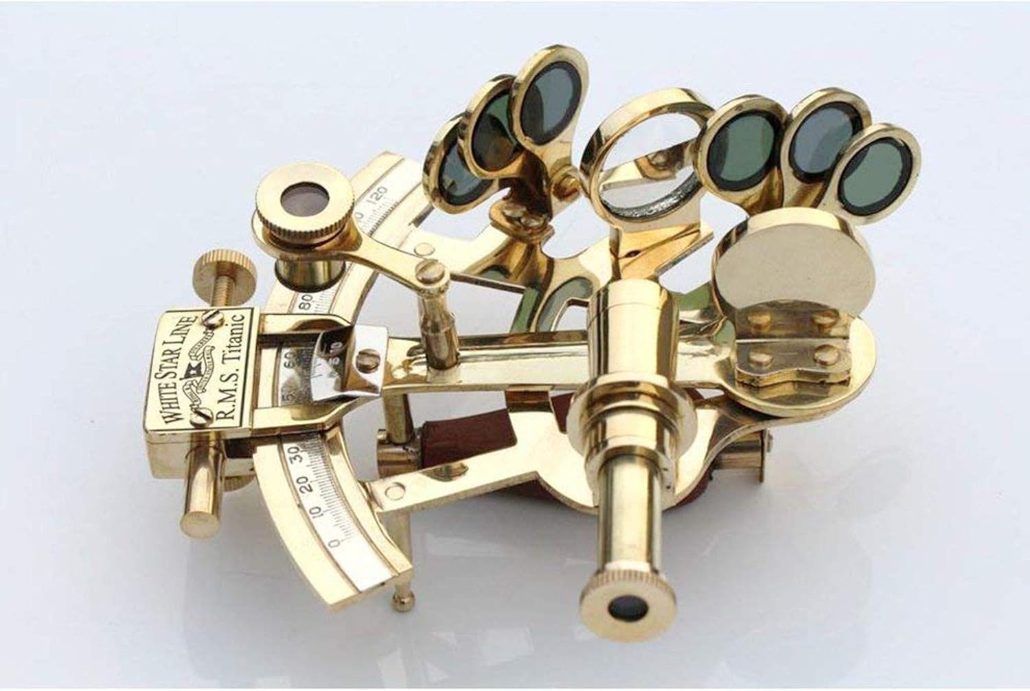 Titanic Memorabilia Brass 5"Sextant-White Star Line-Solid Brass Sextant: Amazon.co.uk: Kitchen ...