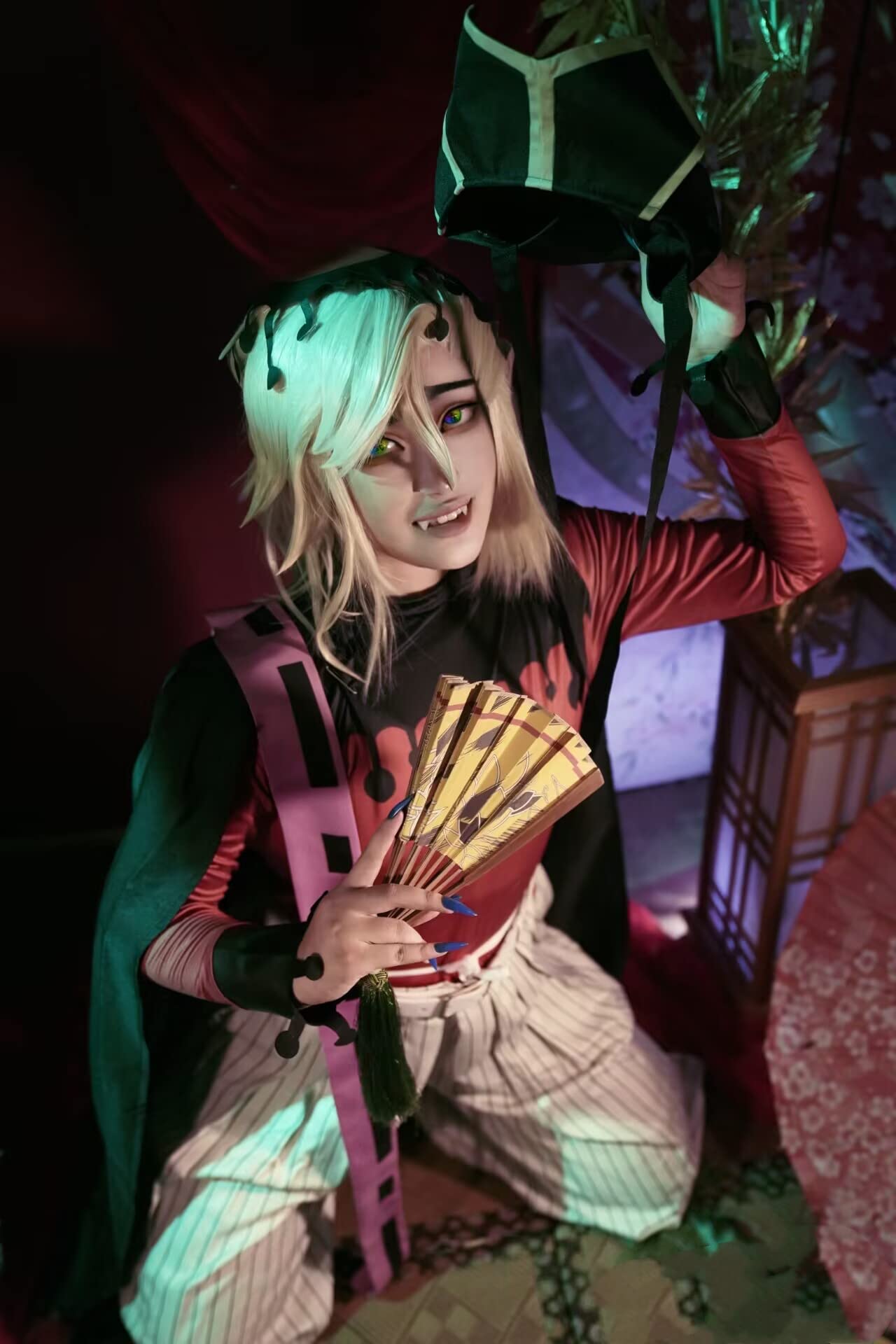 Mua Buyoem Douma Cosplay，Douma Costume，Anime Douma Kimono Suit Cosplay ...