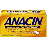 Amazon.com: Anacin Fast Pain Relief, Aspirin + Caffeine Pain Reliever ...
