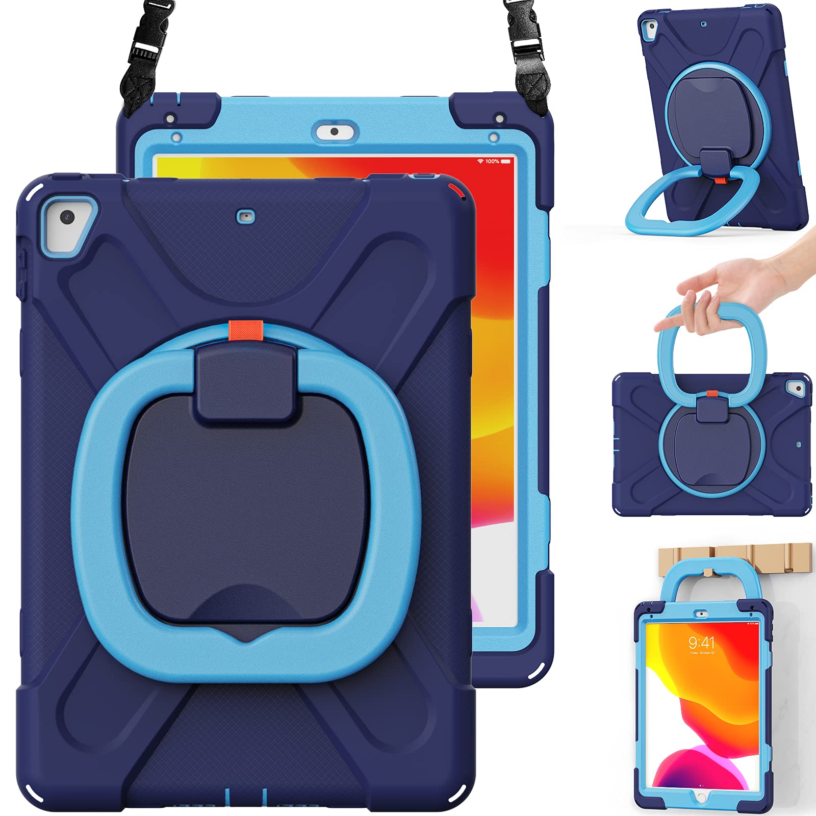 BRAECN Silicone Case for iPad 9.7 Inch 6th/5th Generation, iPad Pro 9.7 ...