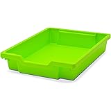 Gratnells Shallow trays - Set of six plastic storage boxes with lids ...
