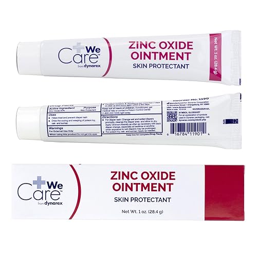 Dynarex Zinc Oxide Ointment, Protective Skin Barrier Ointment, Soothes ...