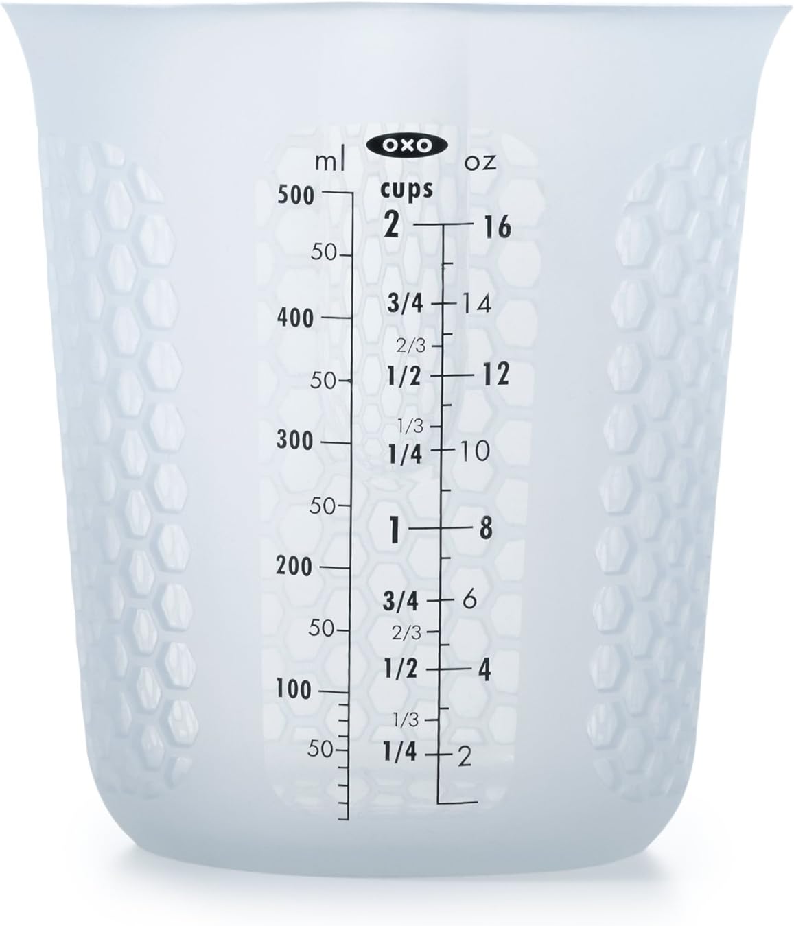 OXO Good Grips 500 ml Squeeze and Pour Measuring Cup, Silicone ...
