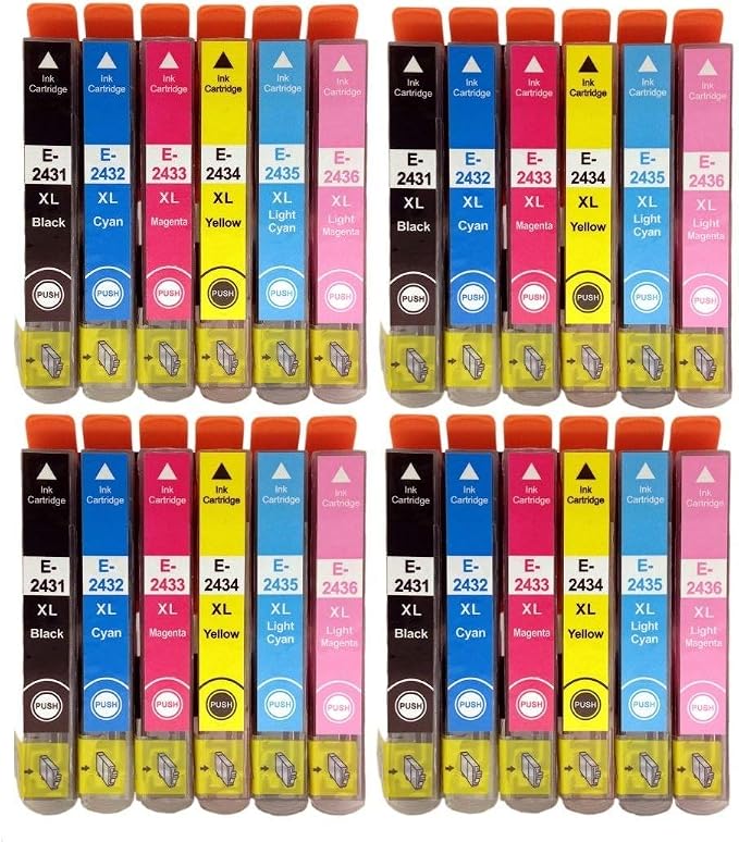 King of Flash Epson Compatible T2438 Printer Ink Cartridge - High ...