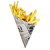 Friteshop – Premium K-17 Medium Size French Newspaper Paper Cones ...