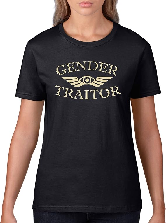 Comedy Shirts - Gender Traitor V2 - Damen T-Shirt - Rundhals, 100% ...