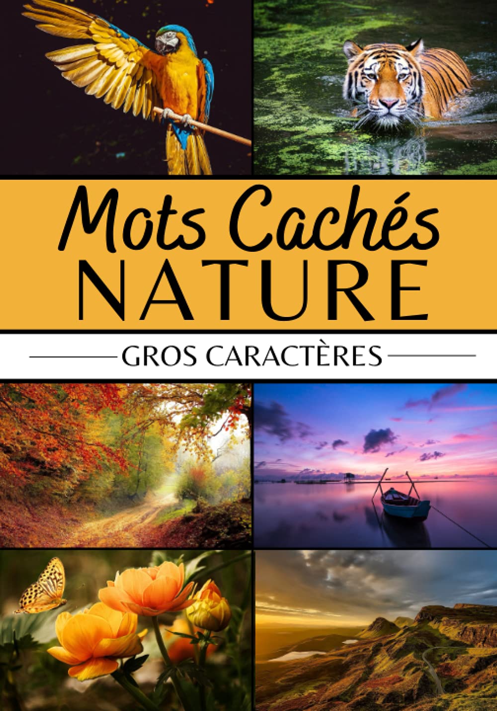 Mua Mots CachÃ©s Nature: Cahier de mots mÃªlÃ©s en gros caractÃ¨res ...