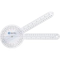 BodyMed 8 Inch Medical Spinal Goniometer – 360 Degree, ISOM Calibrated ...