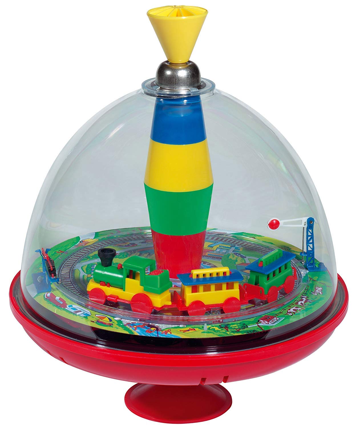 Classic Train Spinning Top Toy from KsmToys by Bolz. Real Action and ...