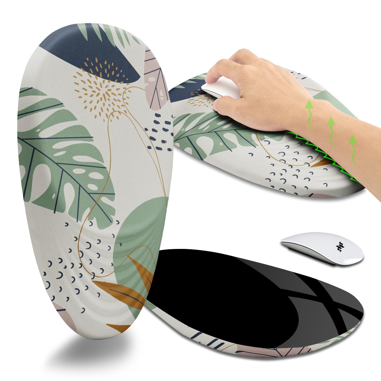 Hokafenle Ergonomic Mouse Pad Wrist Support with Stepped-wedge Design ...