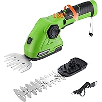 Amazon.com : WORKPRO Cordless Grass Shear & Shrubbery Trimmer - 2 in 1 Handheld Hedge Trimmer 7 ...