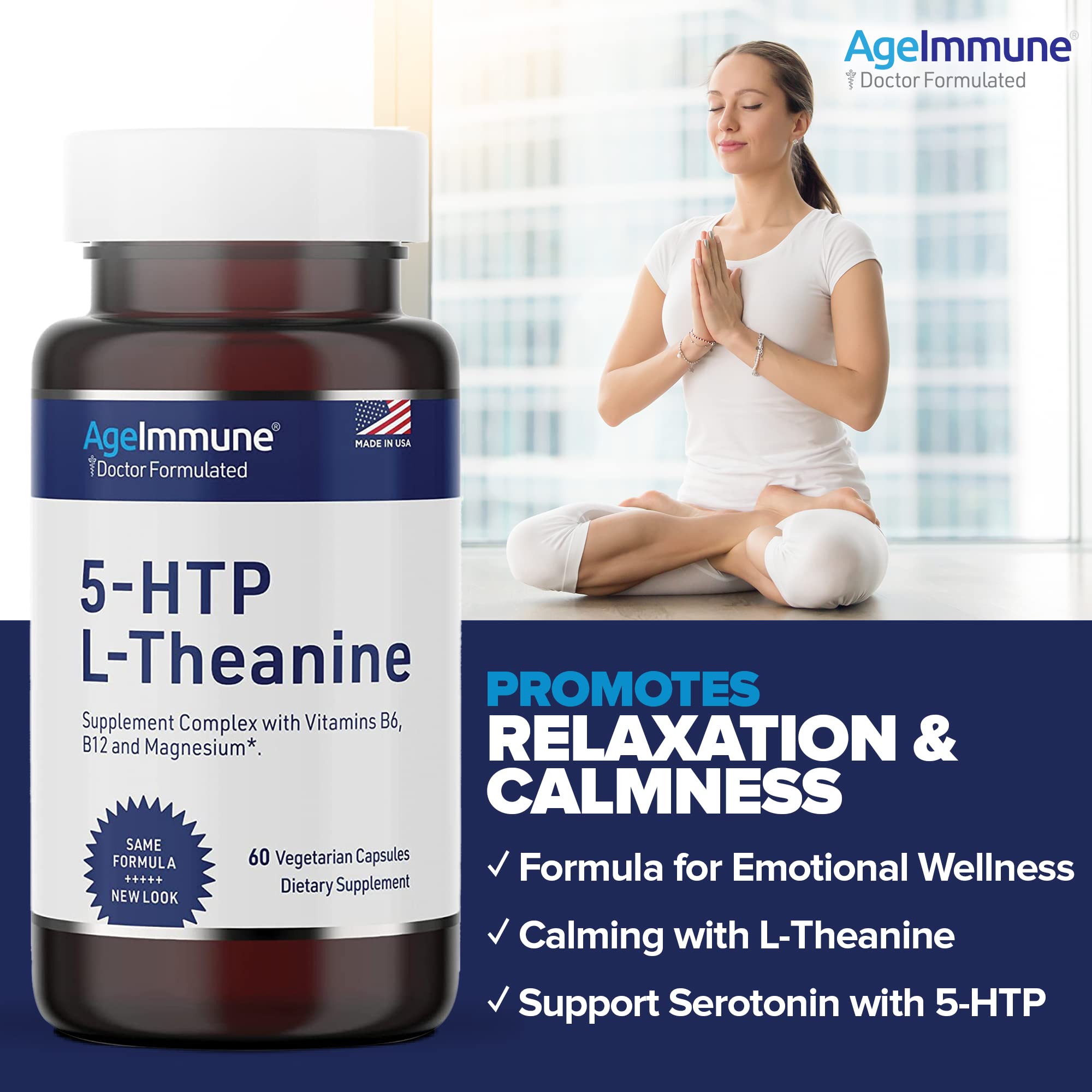 Mua Serenity Formula for Stress Relief for Teens and Adults with 5-HTP ...