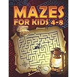 Maze Puzzle Book for Kids 4-8: 101 Fun First Mazes for Kids 4-6, 6-8 ...