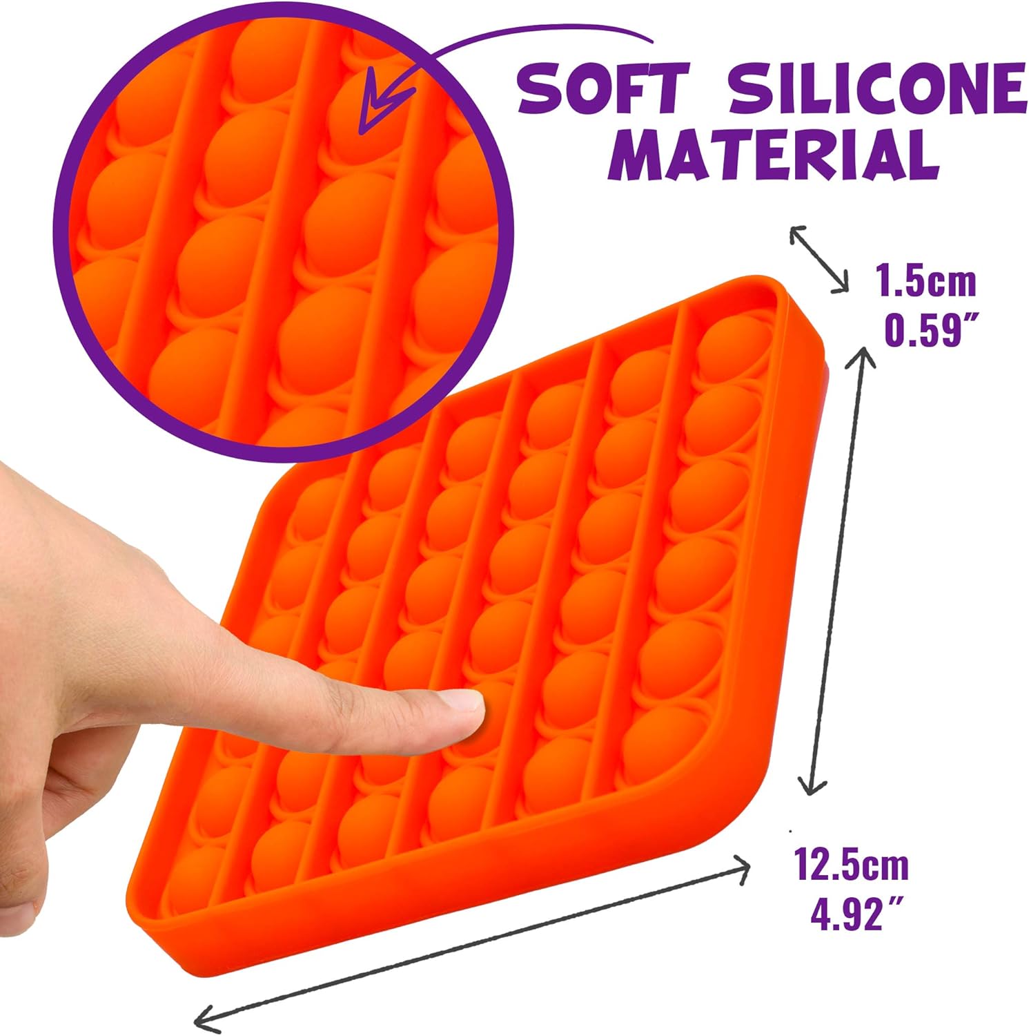 Blue Squid Push Pop Bubble Fidget Sensory Toy Sensory Fidget Toys For ...