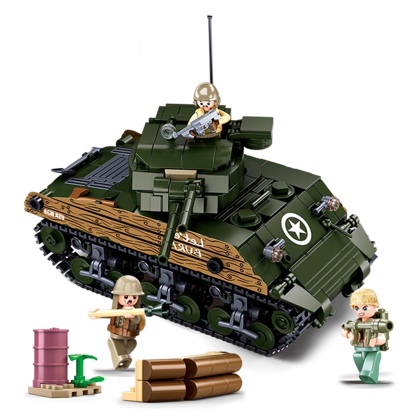 Mua WWII Tank Building Block Toys - Medium Tank M4a3 (Sherman Iv) 76w ...
