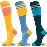 Amazon.com: fenglaoda Compression Socks for Women Men Support ...