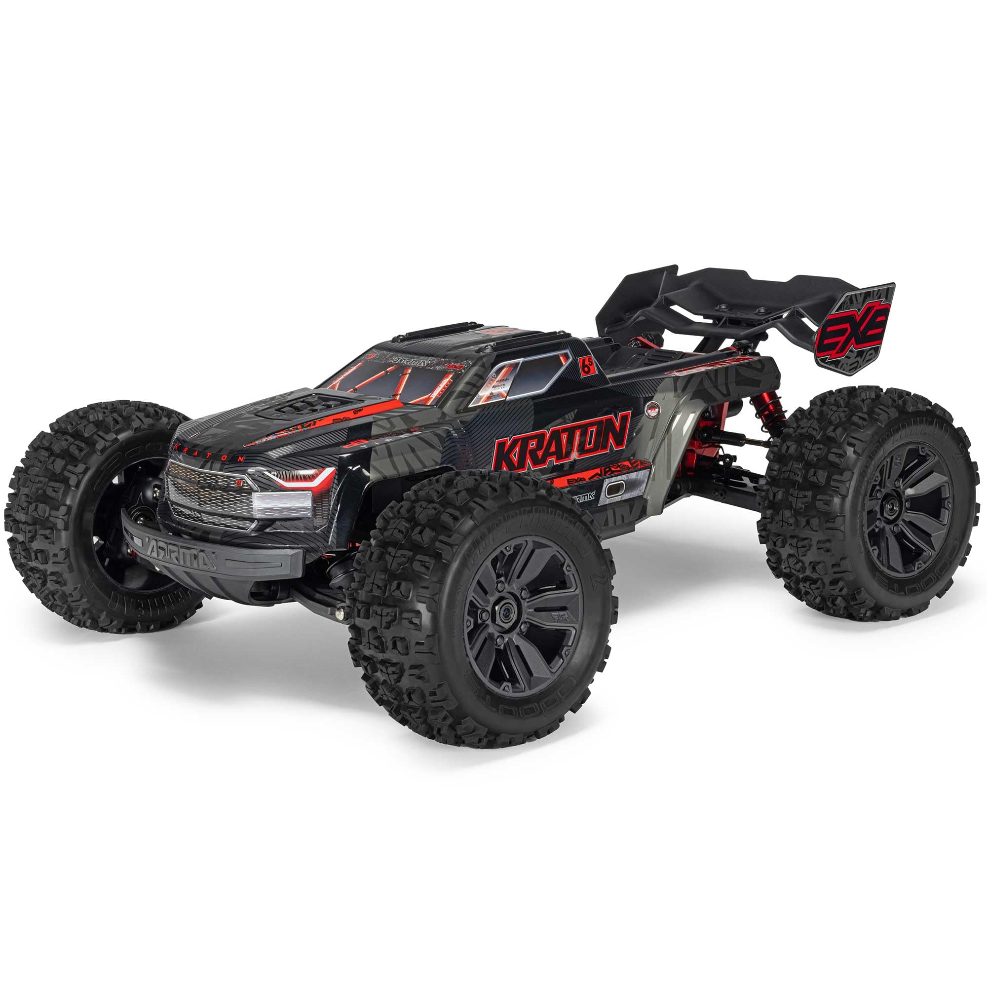 ARRMA 1:8 Kraton 6S EXB Ready to Run, Clipless Body, Basher Monster ...