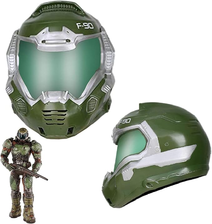 Doomguy Helmet Doom Marine Deluxe Mask Doom Slayer Full Head Mask for ...
