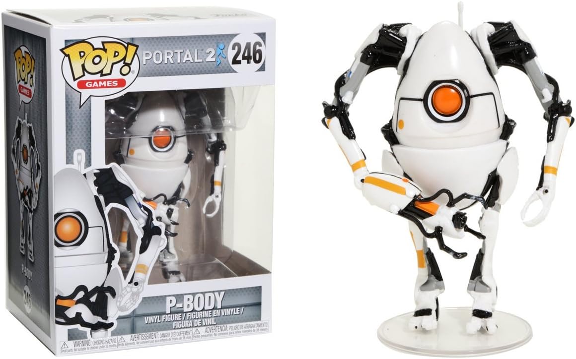 Funko- Figurine Pop Vinyl Games Portal P-Body, 21053: Funko Pop! Games ...
