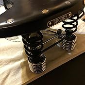 Amazon.com : Brooks Saddles B190 Bicycle Saddle (Chrome Rails, Black ...