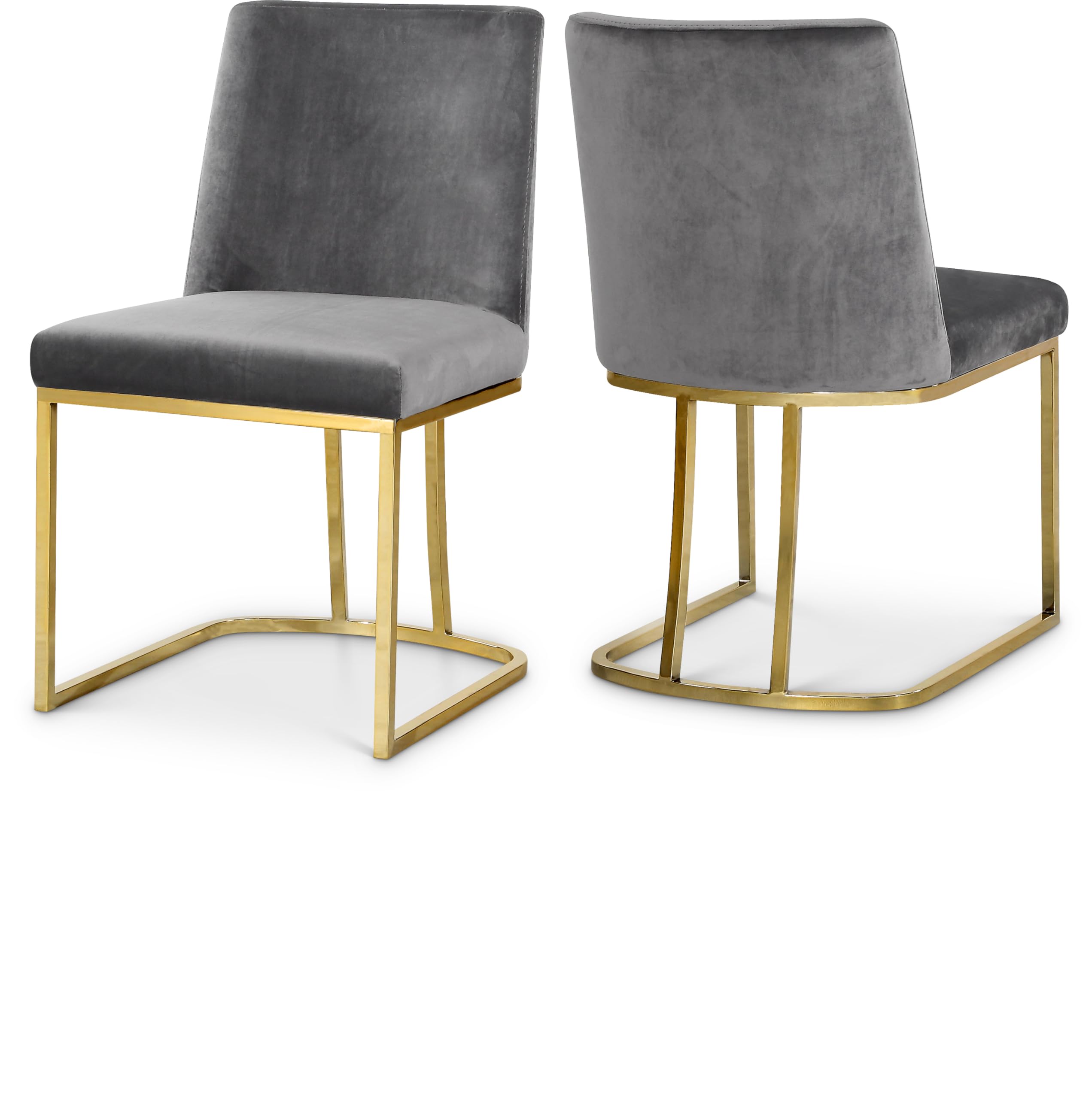 Meridian Furniture Heidi Collection Modern | Contemporary Velvet ...