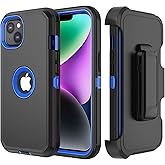 Amazon.com: TASHHAR Phone Case for iPhone 15 Plus Case,Heavy Duty Hard Shockproof Armor ...