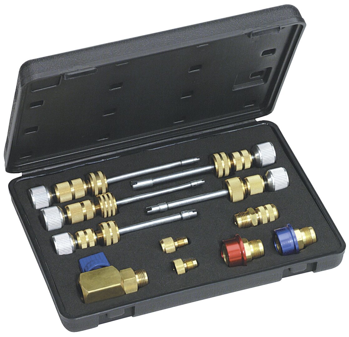 Mastercool 58490 R134a Valve Core Remover/Installer Kit – Works Under ...