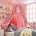 Amazon.com: Hommi Lovvi Kids Bed Canopy, Dreamy Frills Canopy for Girls ...