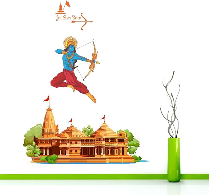 StickMe 'Ayodhya Ram Temple Mandir Jai Shri Ram Janmabhoomi God Divine ...
