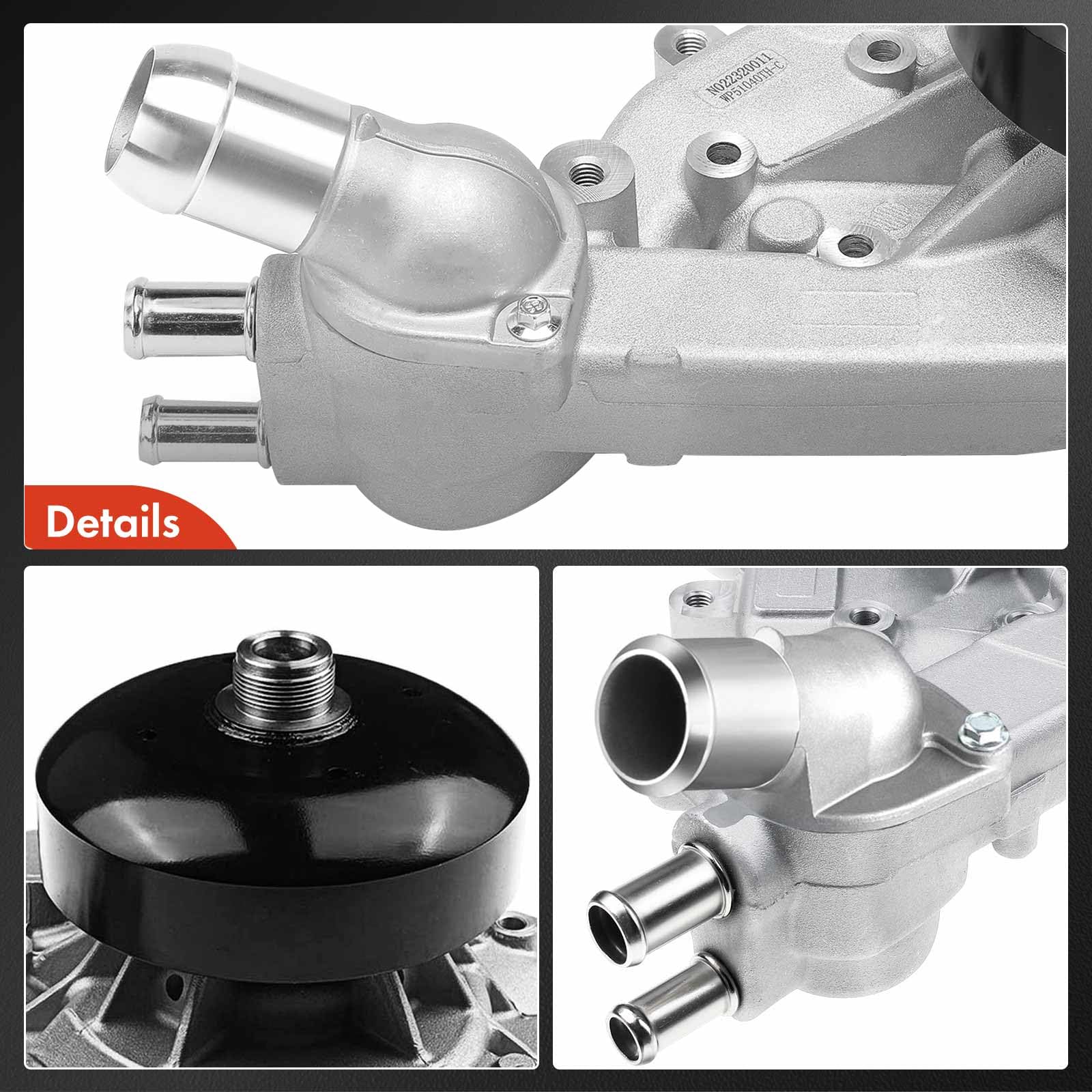 Bomba De Agua Para Carro Gates 43530 Premium Engine Water Pump - Heavy ...