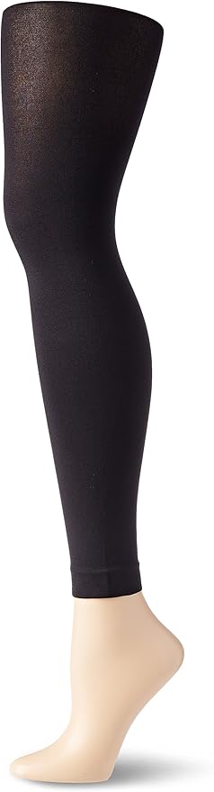 No Nonsense Women's Super Opaque Control Top Footless Tight: Amazon.co ...