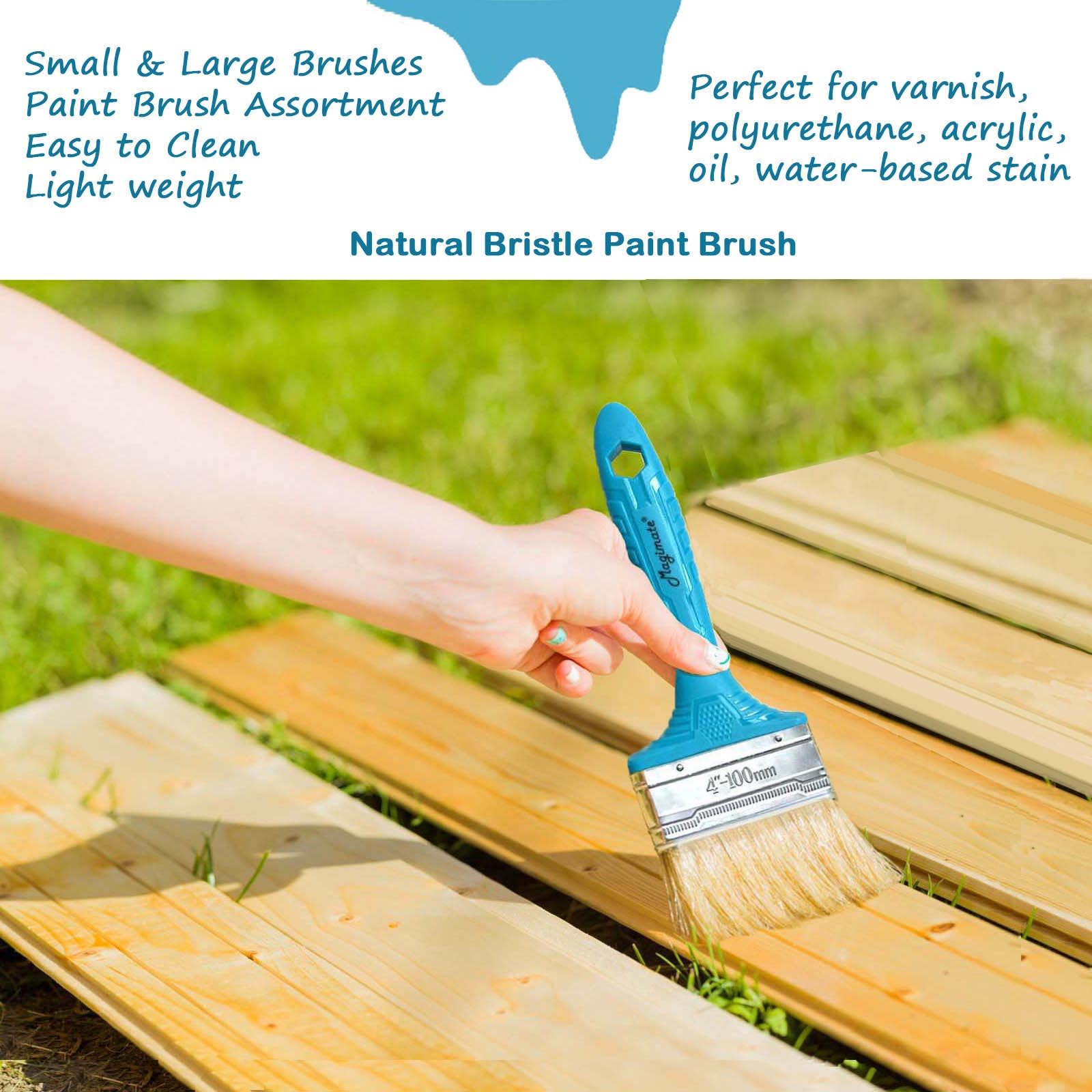 Mua Stain Brush Set 1-inch 2-inch 3-inch and 4-inch Assortment, Bristle ...