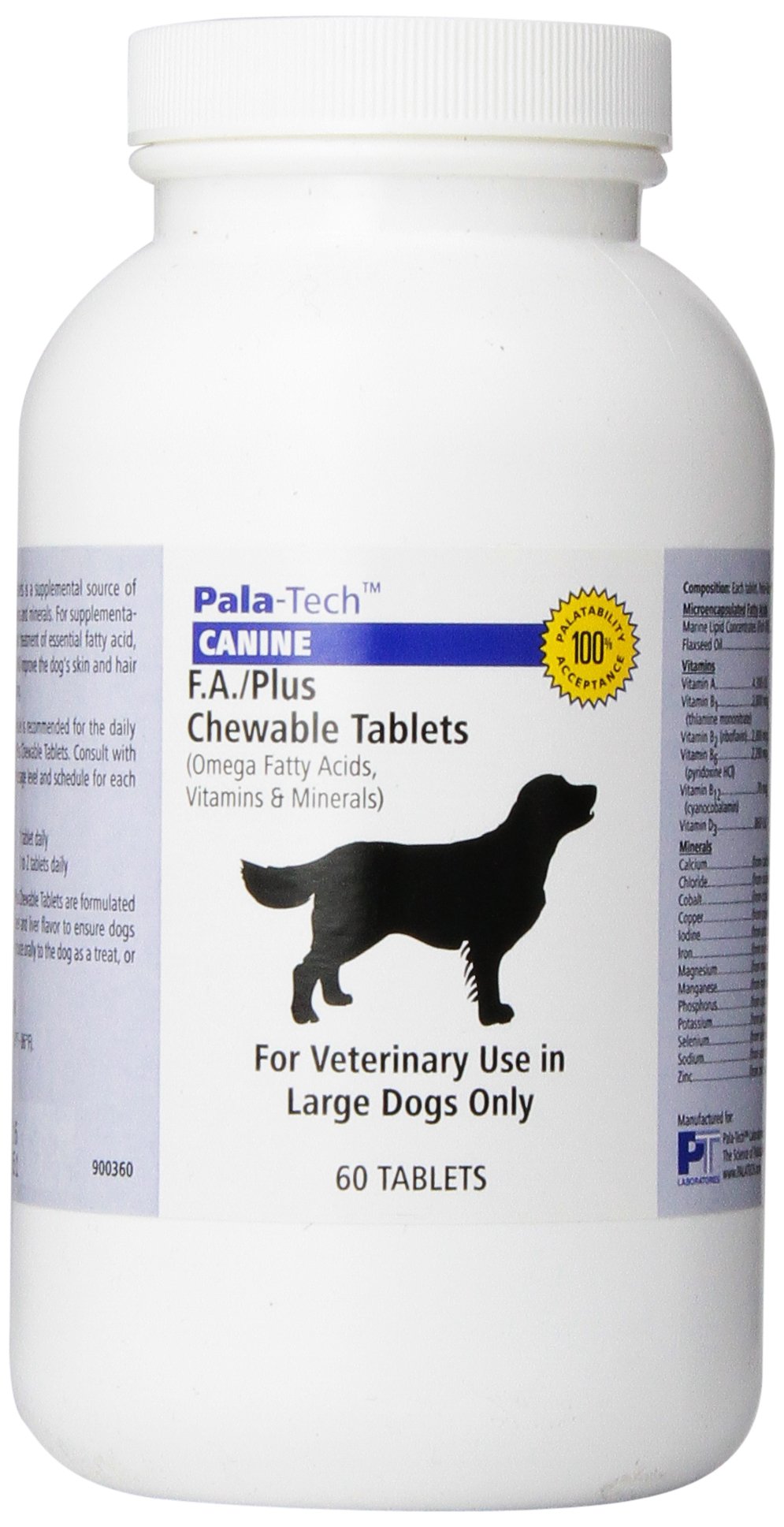Mua Pala-Tech, F/A Plus Chew Tabs, Large Dog, 60 Count trên Amazon Mỹ ...