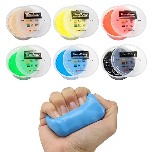 CanDo TheraPutty Standard Hand Exercise Putty For Rehabilitation ...