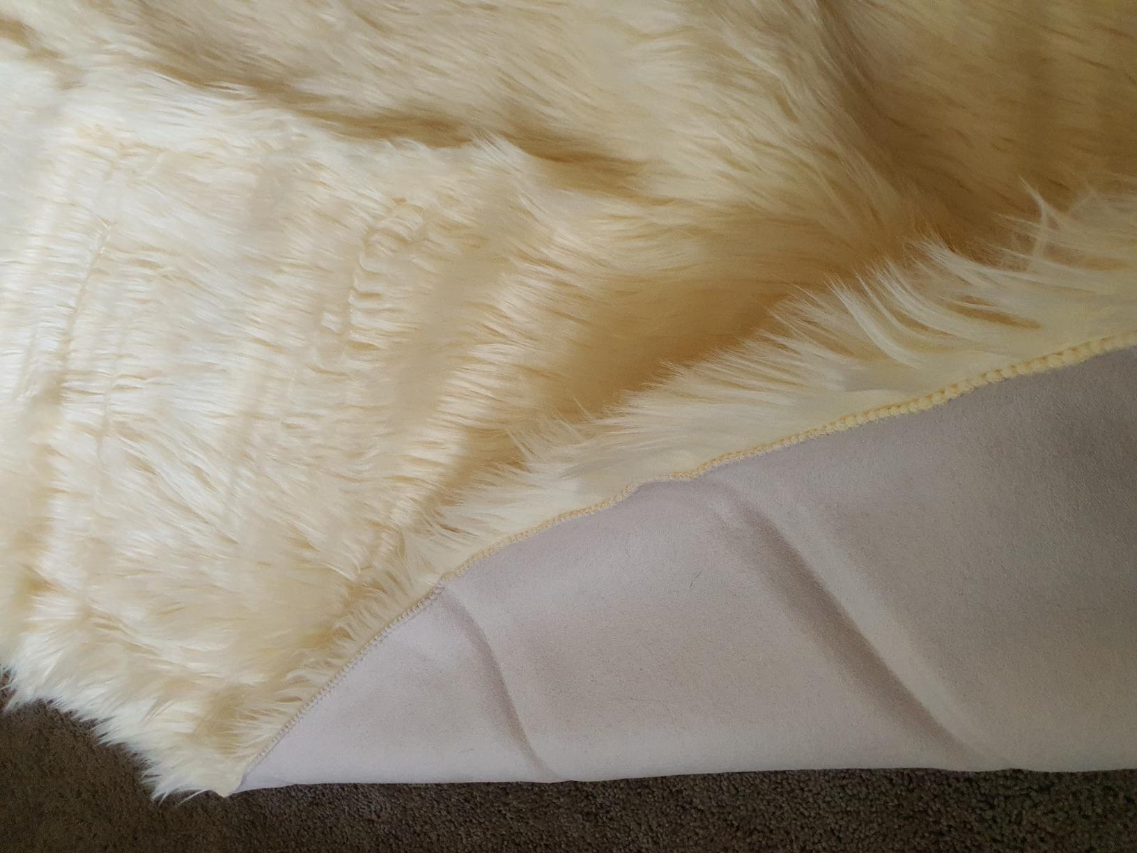 $16/mo - Finance Ashler Faux Fur Rug, Fluffy Shaggy Area Rug Ultra Soft ...