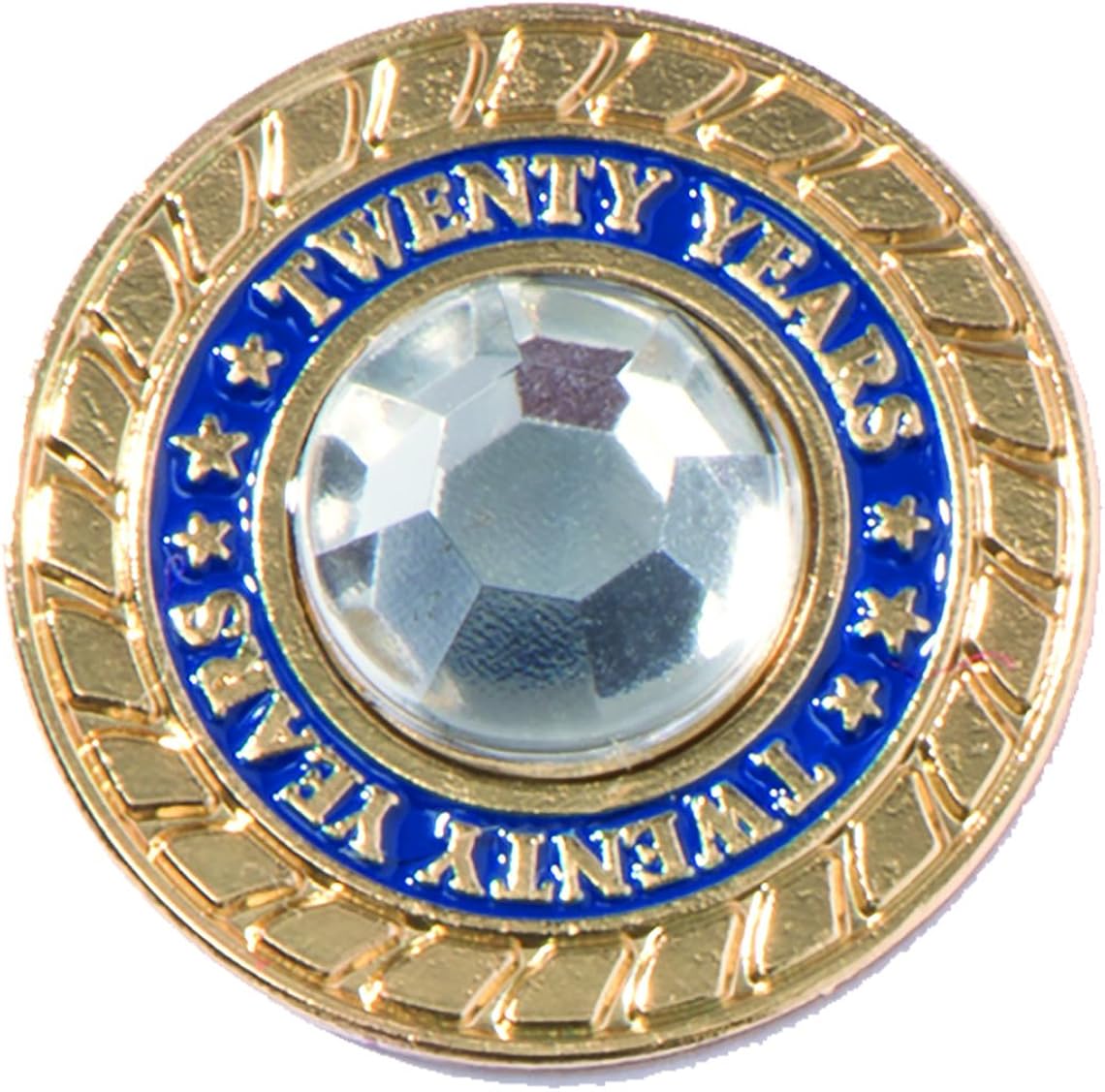 Amazon.com: TCDesignerProducts 20 Years of Service Rhinestone Class ...