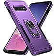 Amazon.com: Fucozan for Samsung Galaxy S10 Plus Case with Kickstand Armor Magnetic Ring Rugged ...