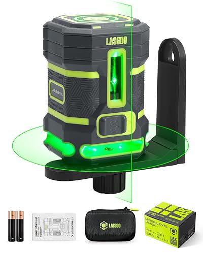 LASGOO Green Laser Level Self Leveling, 360° Horizontal Laser with ...
