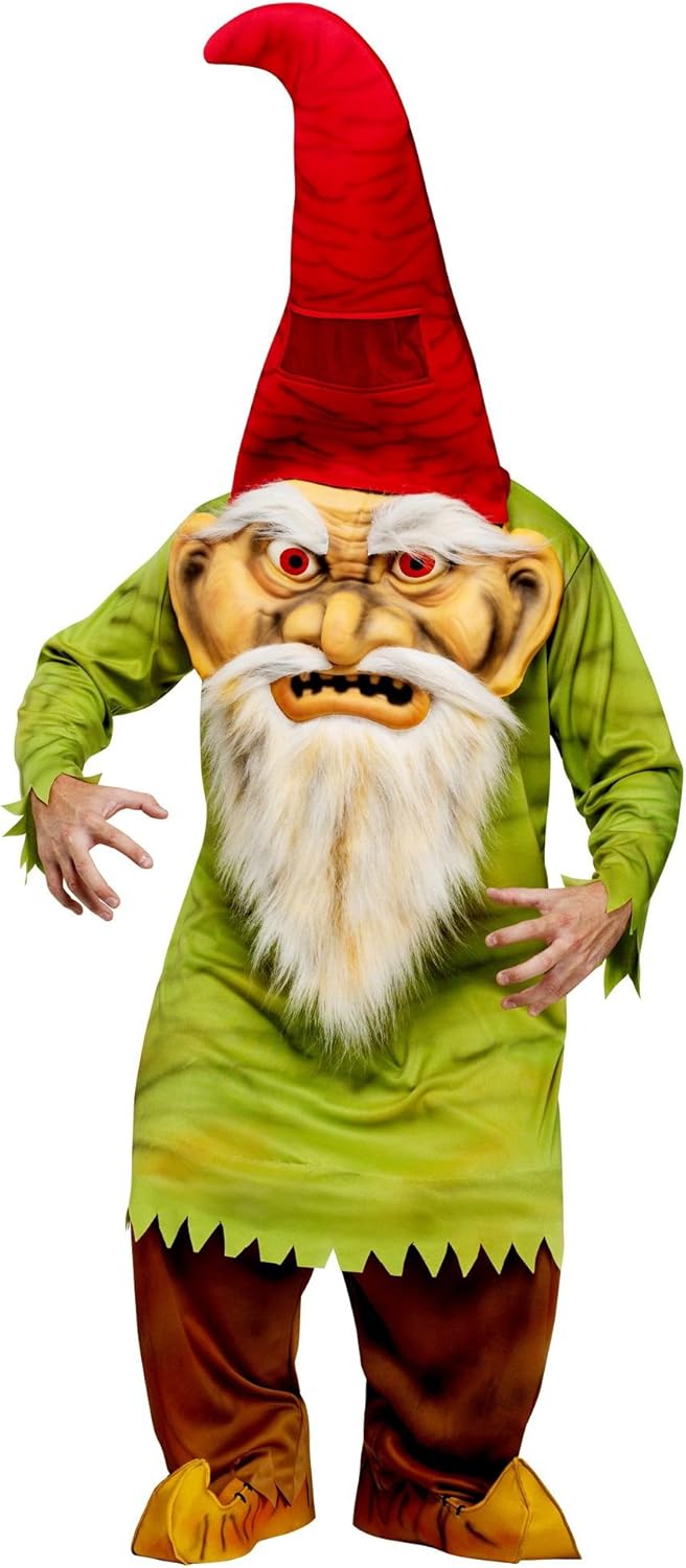 Fun World Big Head Evil GNOME Erwachsenenkostüm Einheitsgröße ...