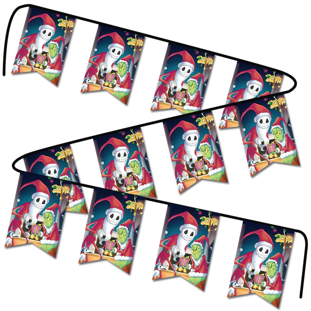 Merry Christmas Bunting Merry Grinchmas Banner Christmas Banner for ...