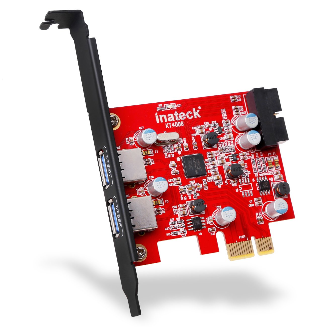 قیمت و خرید Inateck 2-Port PCI-E USB 3.0 Express Card، Mini PCI-E USB 3.0 Hub Controller ...