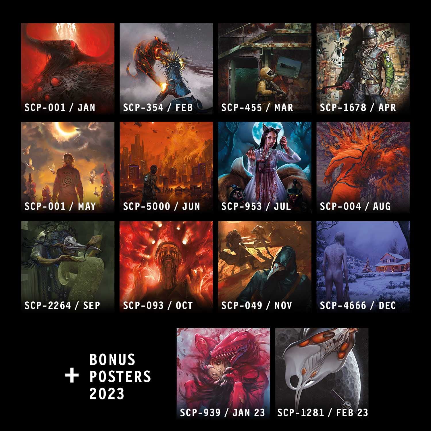 Mua SCP Foundation Posters for Room - Photo Prints Poster Set - 2022 ...