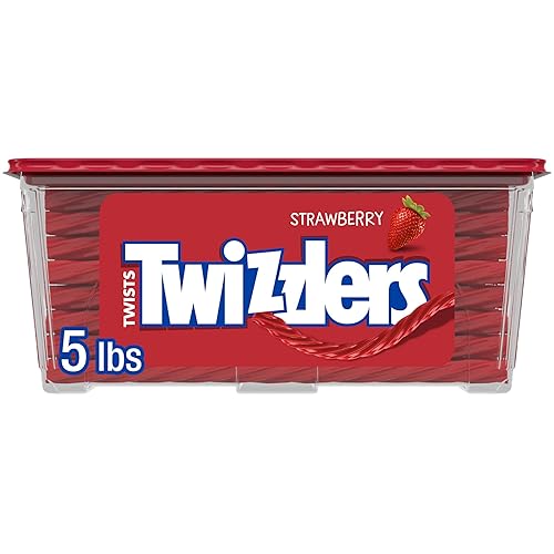 TWIZZLERS Twists Strawberry Flavored Licorice Style, Chewy Holiday ...