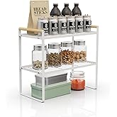 Amazon.com: SsngygHme 20" L x 8" W x 15" H Counter Shelf Organizer, 2 ...