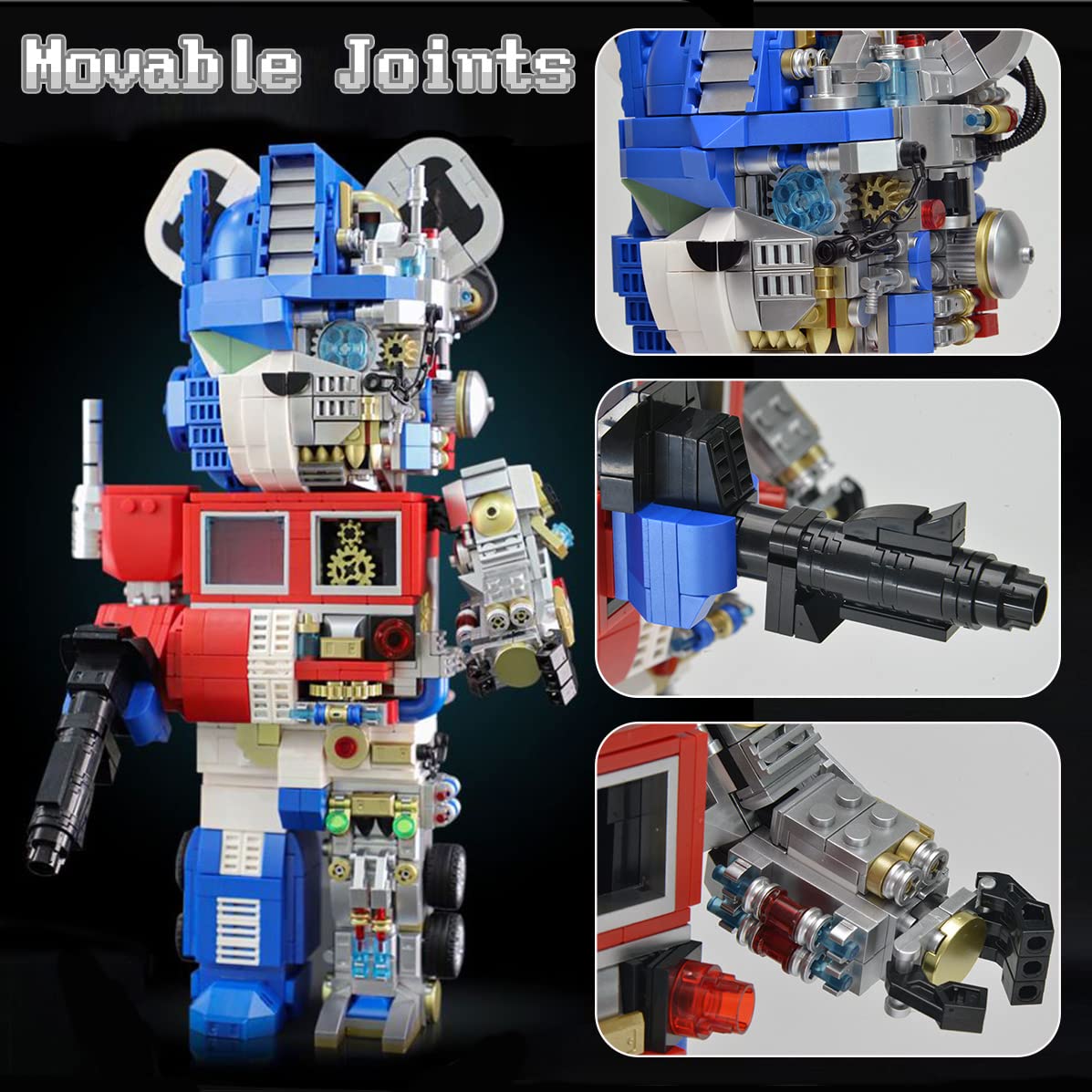 Mua Mecha Bear Building Kits,Optimuss Mecha-Bear Toy Model, Violent ...