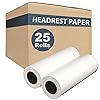 ScripHessco Headrest Paper Rolls – 25-Pack | 8.5" x 225' | Smooth 13 lb ...