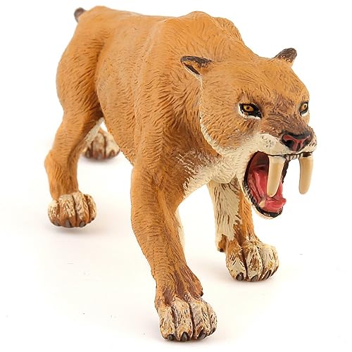Bullyland Saber-Toothed Tiger Figure (Multi-Colour): Amazon.co.uk: Toys ...