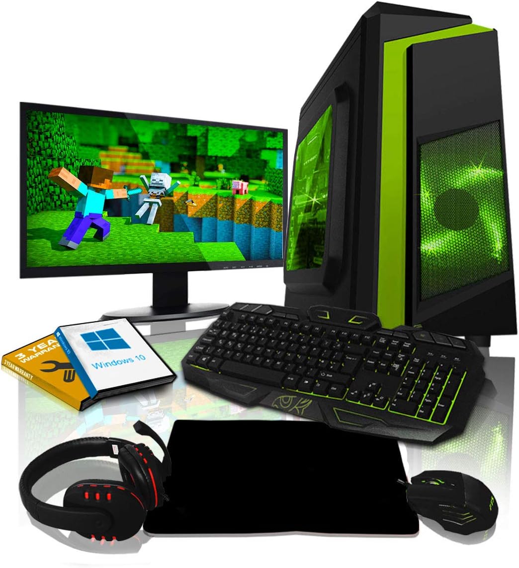 ADMI GAMING PC PACKAGE: 21.5 Inch 1080p Monitor, Keyboard, Mouse and ...