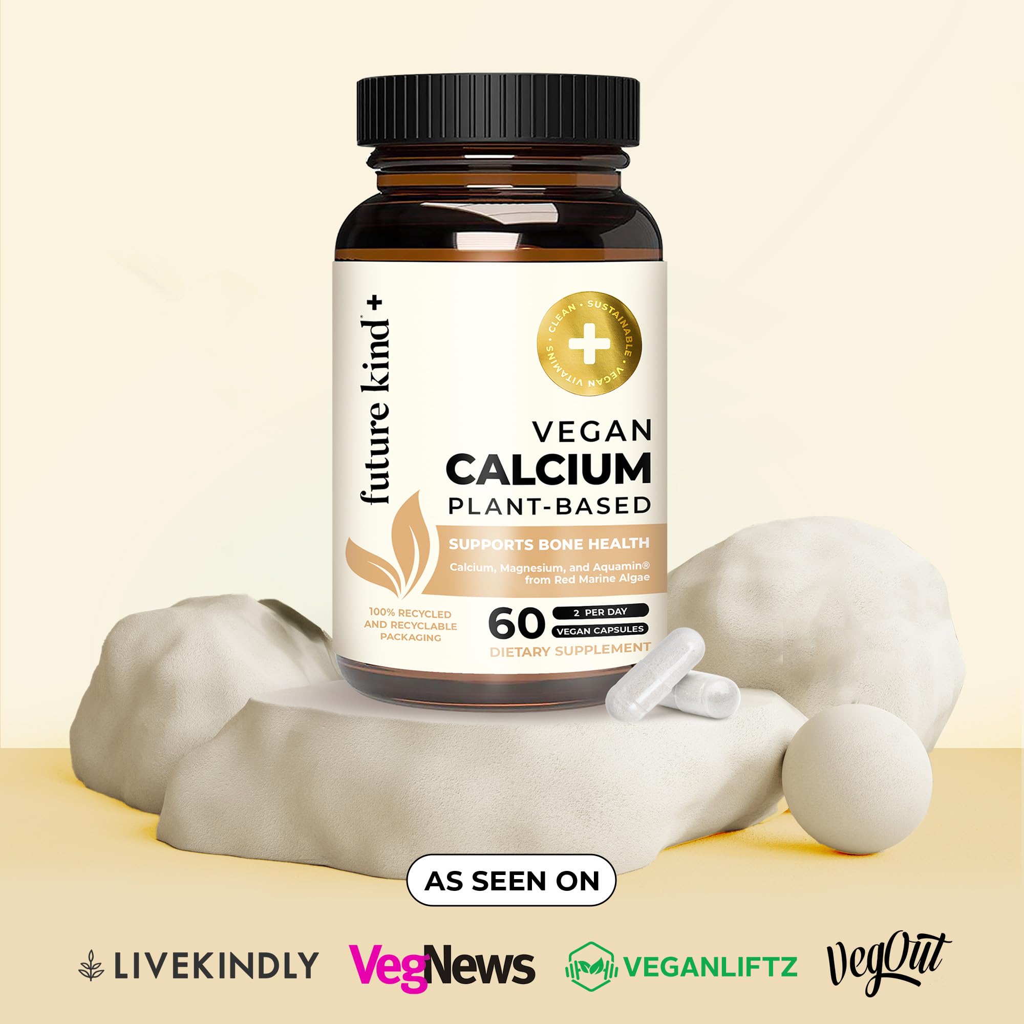 Mua Future Kind Vegan Calcium Supplement - Plant-Based Calcium ...